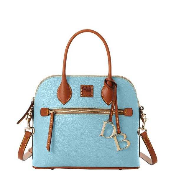 Dooney & Bourke | Bags | Dooney Bourke Pebble Grain Domed Satchel ...